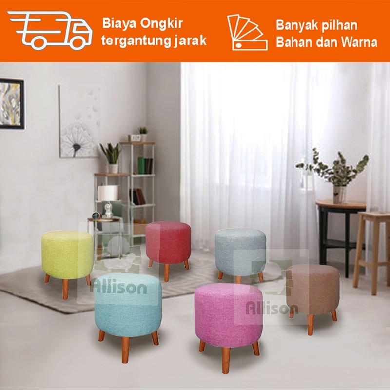 Kursi / Stool Sofa Puff Bulat | Lazada Indonesia