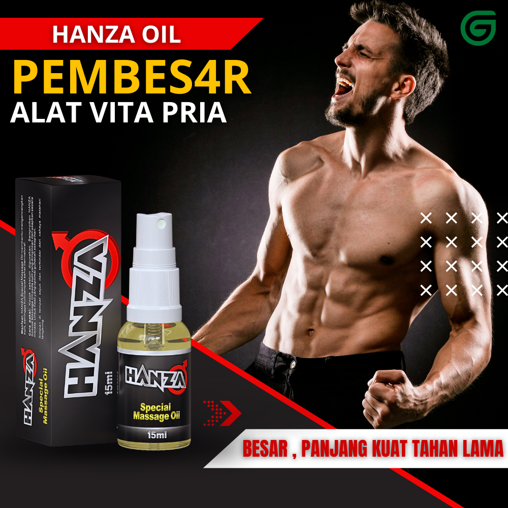 HANZA OIL Serum pembesar alat vita pria asli originial BPOM | Lazada ...