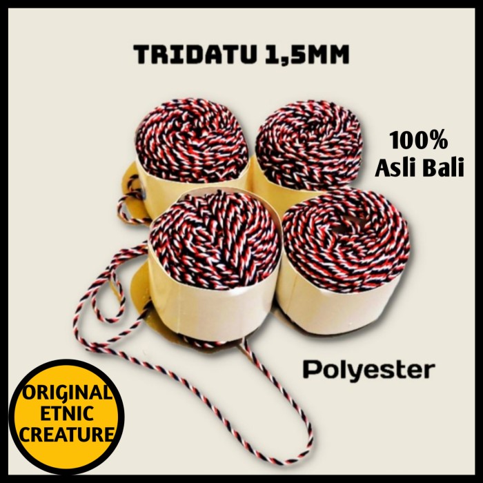 Tali gelang tridatu Bali Gelang Bali Khas Bali 50 meter ukuran 1mm 1 ...