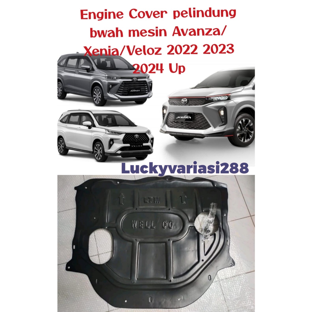 UNDER ENGINE COVER PELINDUNG BAWAH MESIN AVANZA XENIA VELOZ 2022 2023 ...