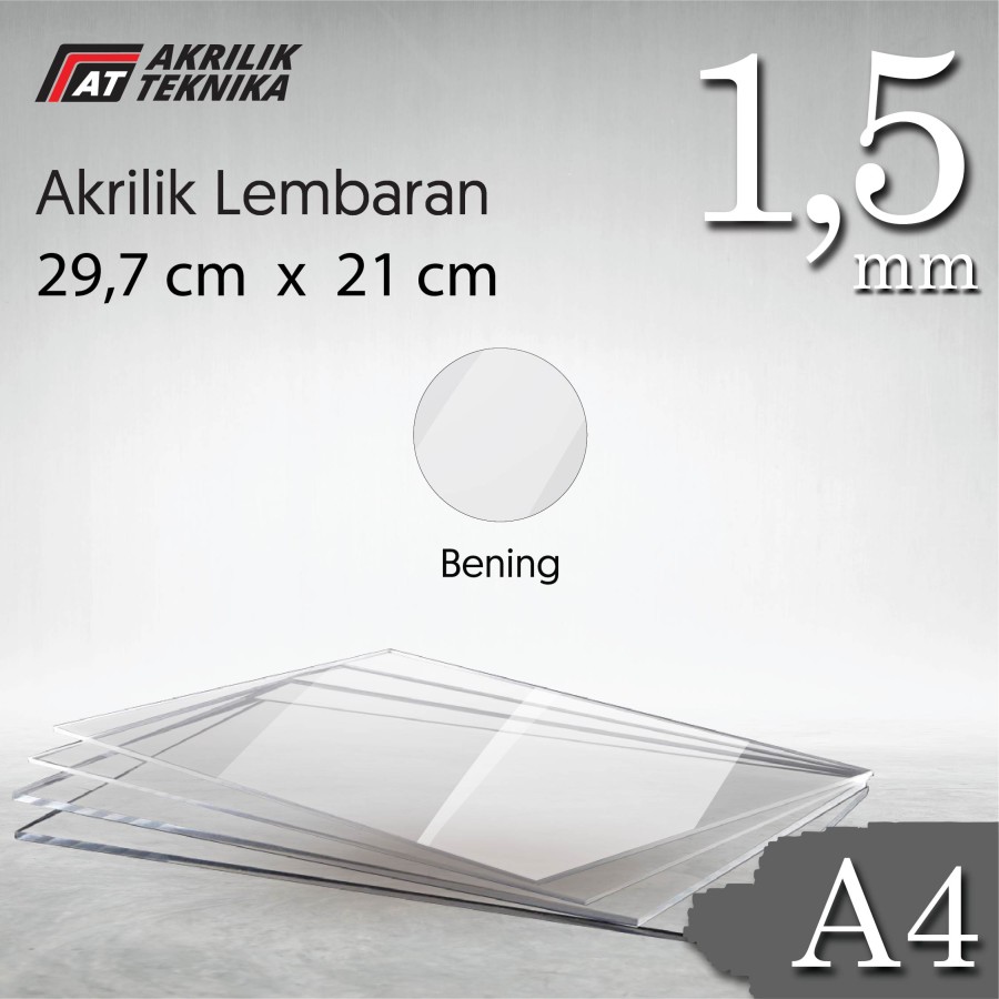 Papan Akrilik Ukuran A4 Tebal 1,5 mm Bening / Akrilik Lembaran Acrylic Bening Murah | Lazada ...