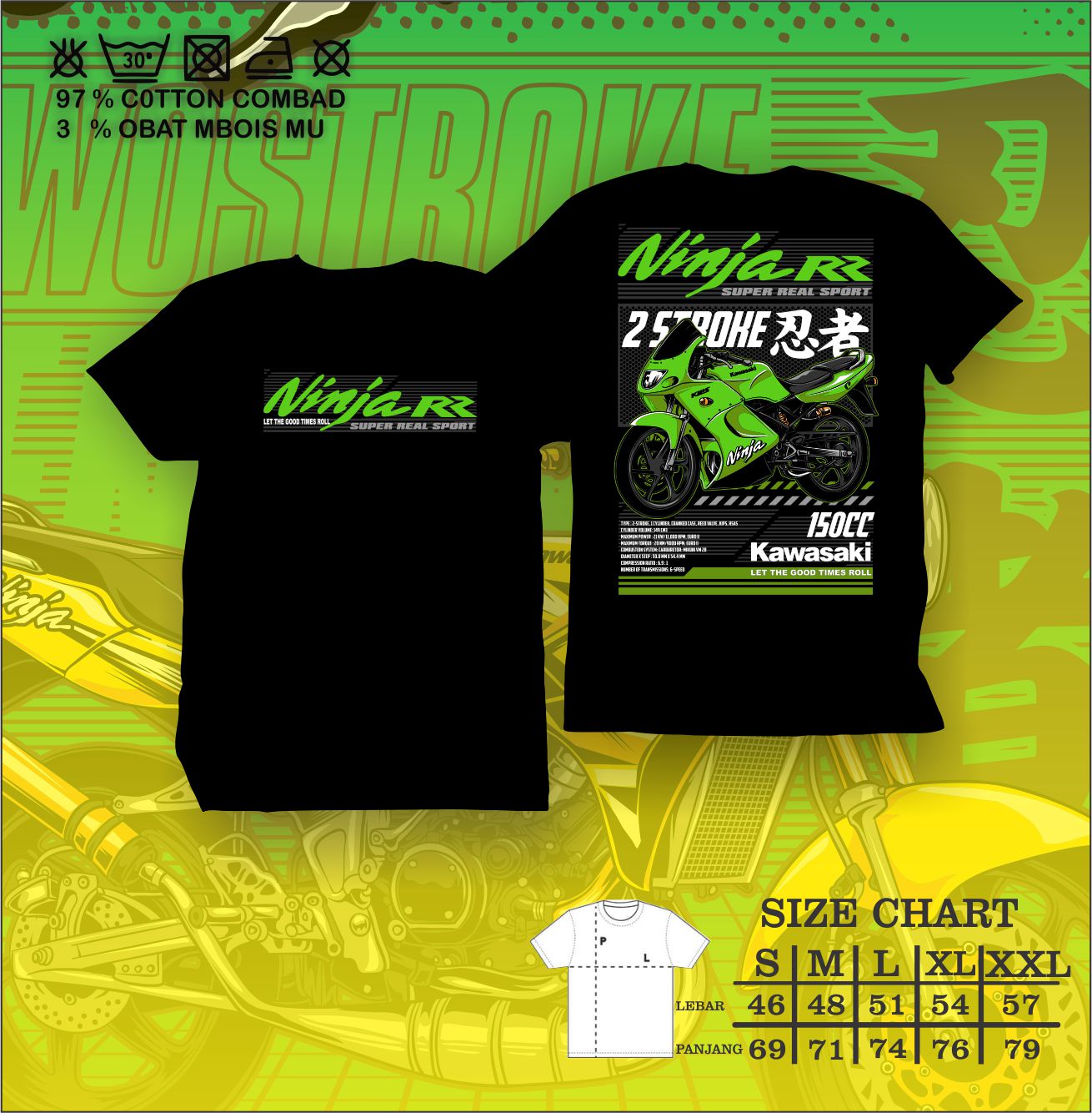 Kaos Baju Distro 2 STROKE KAWASAKI NINJA 150 RR OLD SUPER KIPS 2 TAK ... Kaos Baju Distro 2 STROKE KAWASAKI NINJA 150 RR OLD SUPER KIPS 2 TAK ...