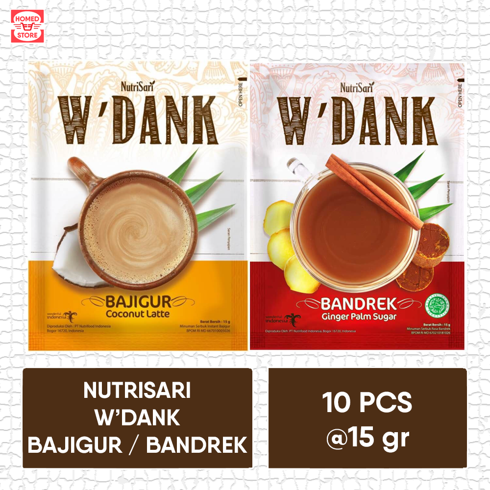 Nutrisari W'Dank Bajigur / Bandrek 1 Renceng 10 Pcs | Lazada Indonesia