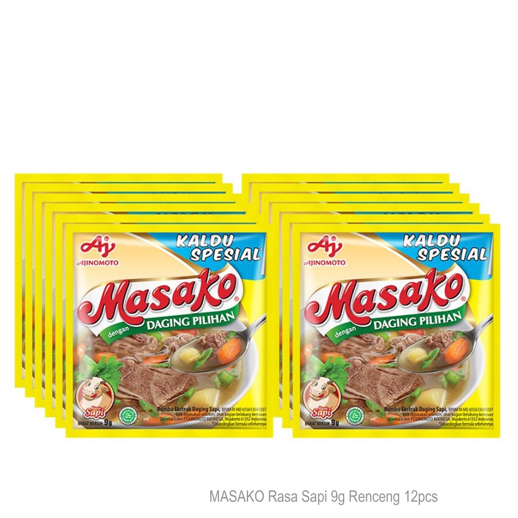 1 renceng masako - masako sapi | Lazada Indonesia