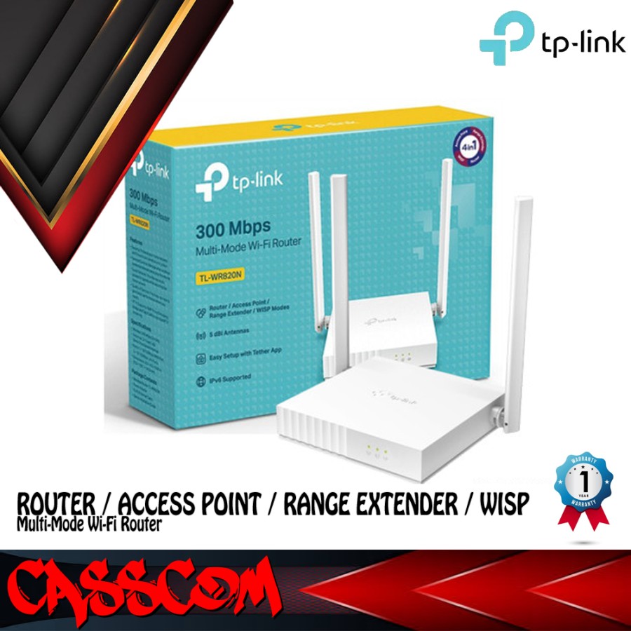 TP-LINK TL-WR820N 300Mbps Wireless N Router TPLink WR 820N | Lazada ...