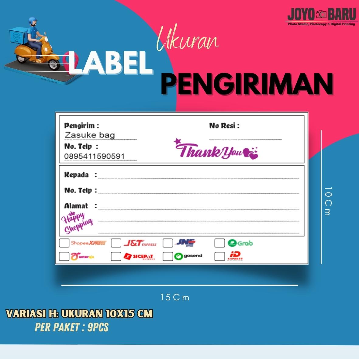 Stiker Label Pengiriman Online Shop Label Kirim Paket | Lazada Indonesia