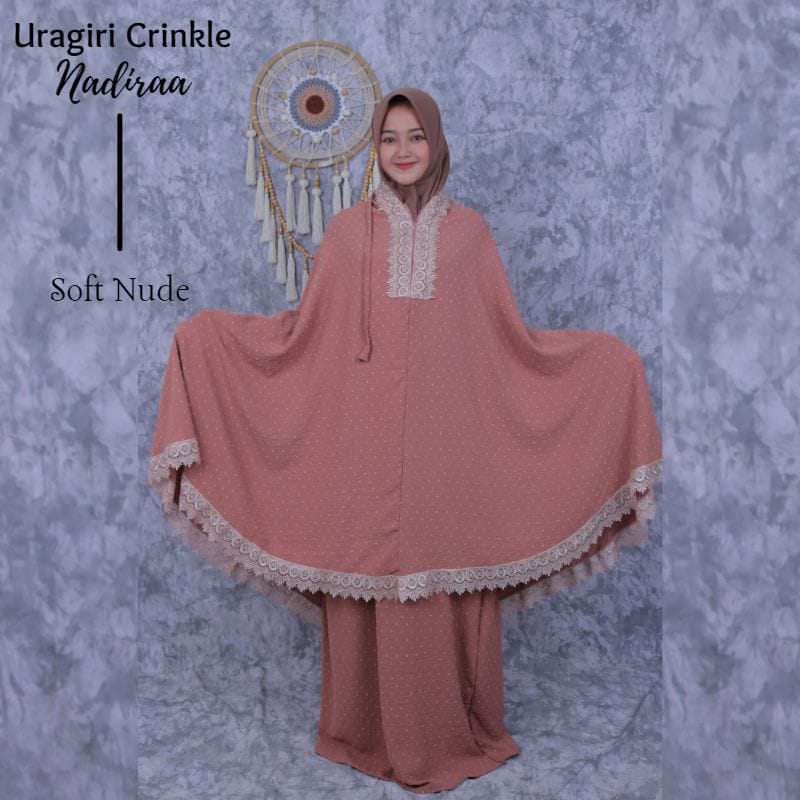 Mukena Dewasa 2 in 1 Rayon Crinkle Airflow Perlengkapan Sholat Wanita ...