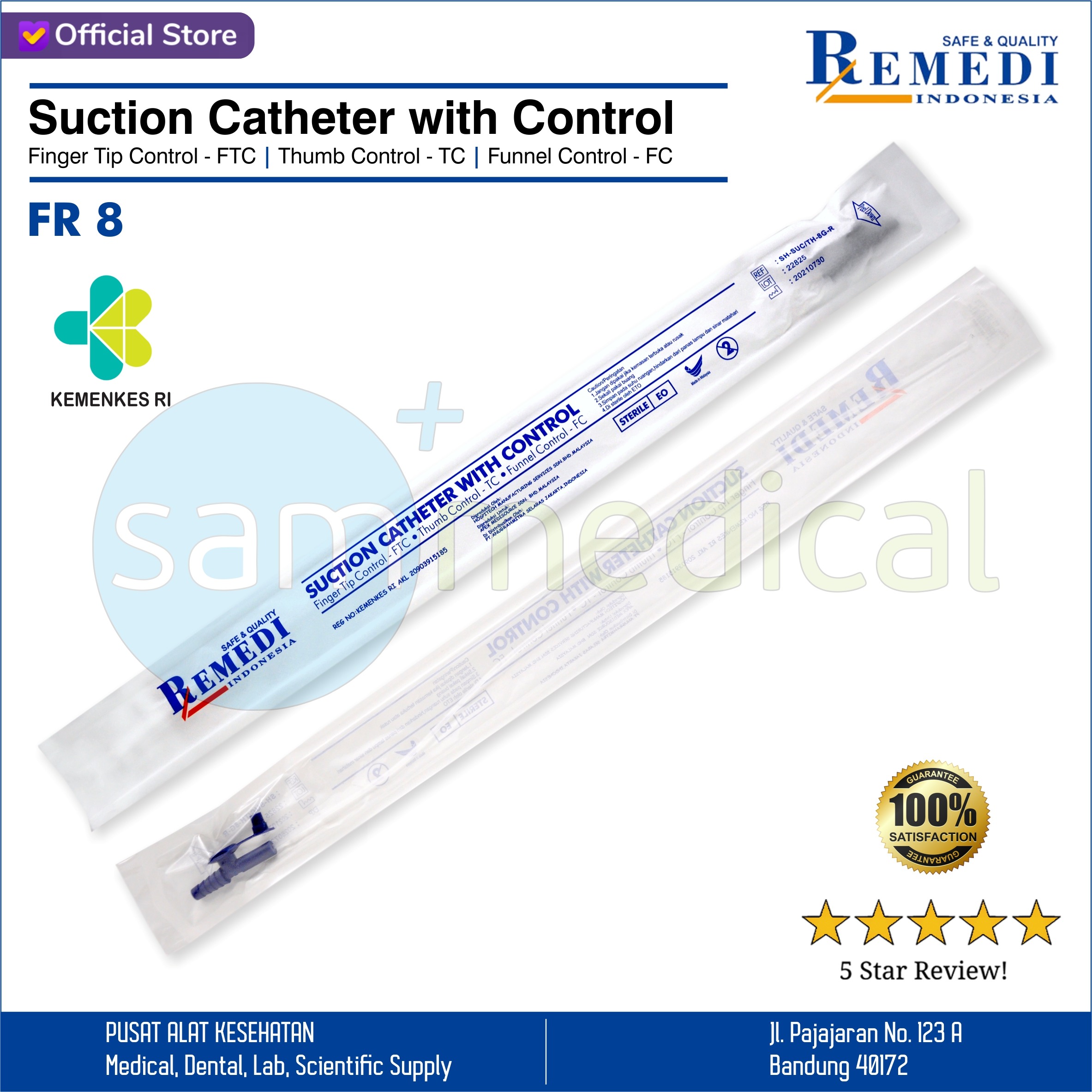 Remedi Selang Suction Catheter Finger Tip Control | Lazada Indonesia