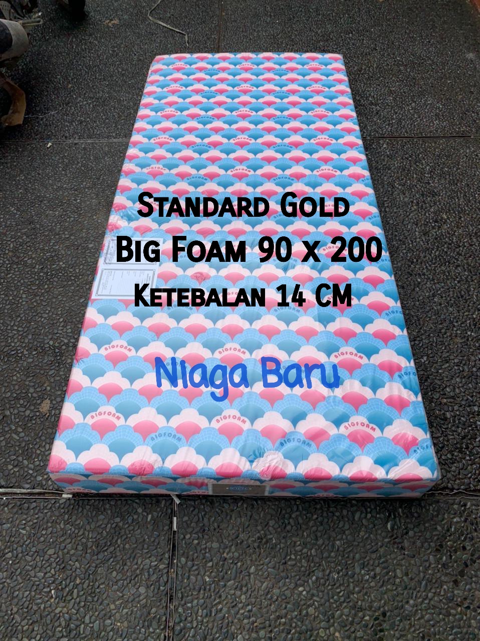 KASUR BUSA BIG FOAM 90 X 200 X 14 CM Standar GOLD Khusus GOJEK DAN ...