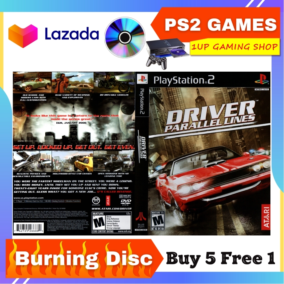 Kaset DVD Game PS2 Driver Parallel Lines | Lazada Indonesia