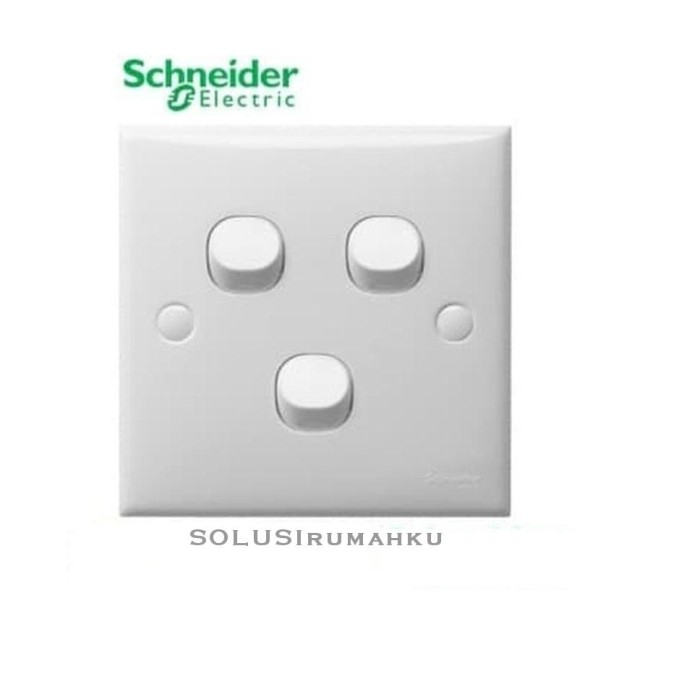 Schneider SAKLAR Inbow 3 Pin Clic CLIPSAL E33 Saklar 3 Gang 3 Mata ...