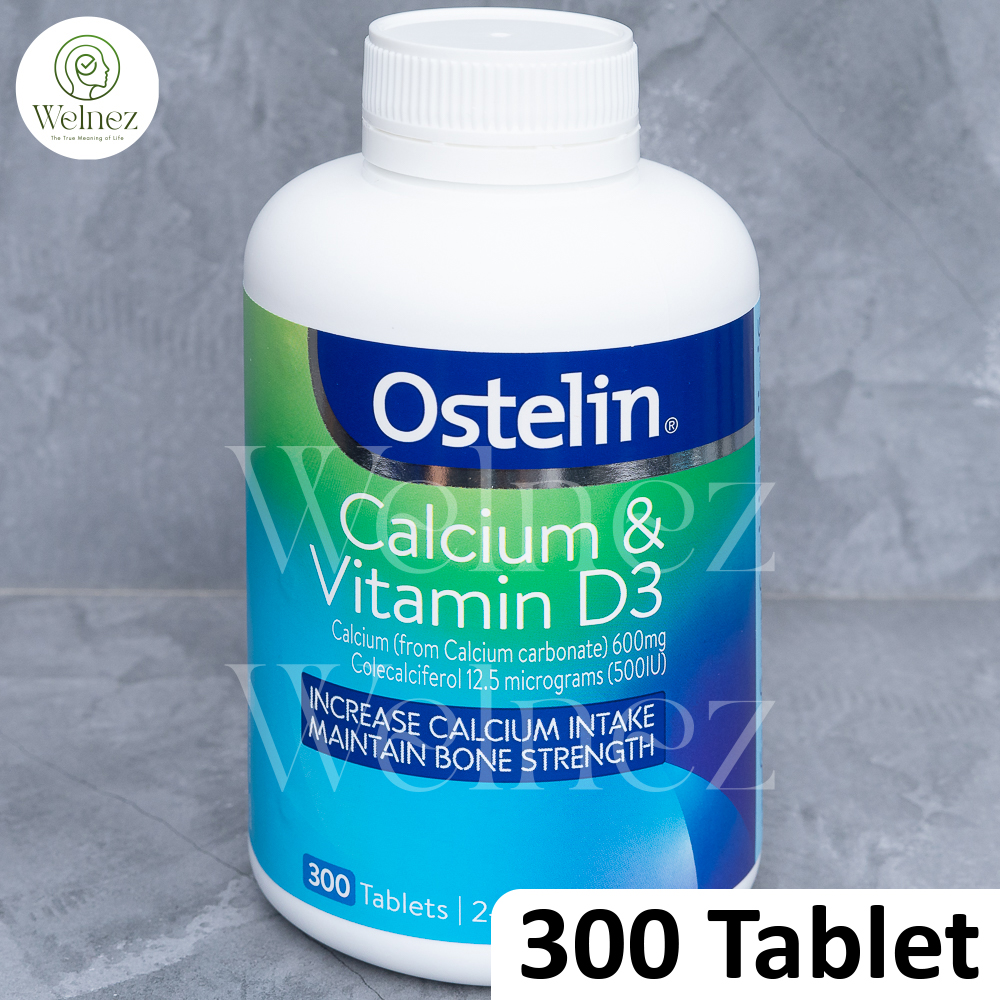 Ostelin Calcium & Vitamin D3 300 Tablet | ORIGINAL | Lazada Indonesia