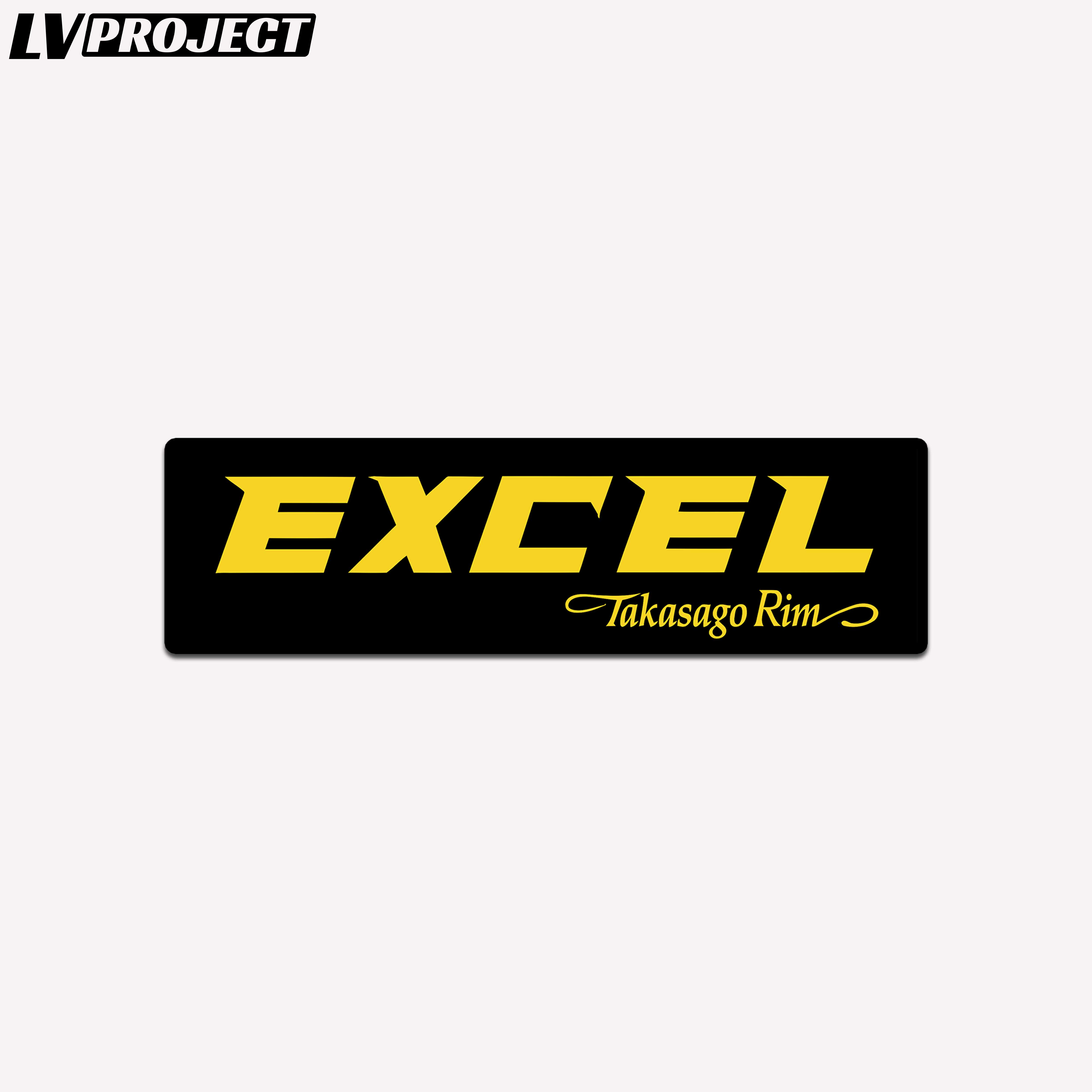 Stiker Logo Racing Sponsor Excel Waterproof Laminasi Glossy Sticker ...