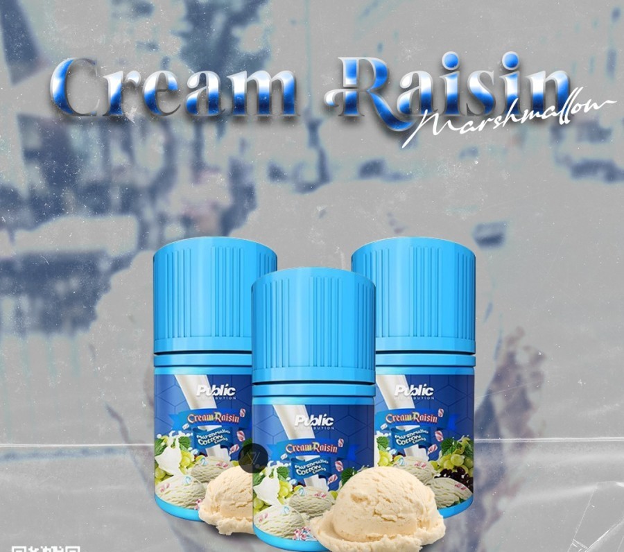 Public Cream Raisin V3 Marshmellow Cotton Candy | Lazada Indonesia