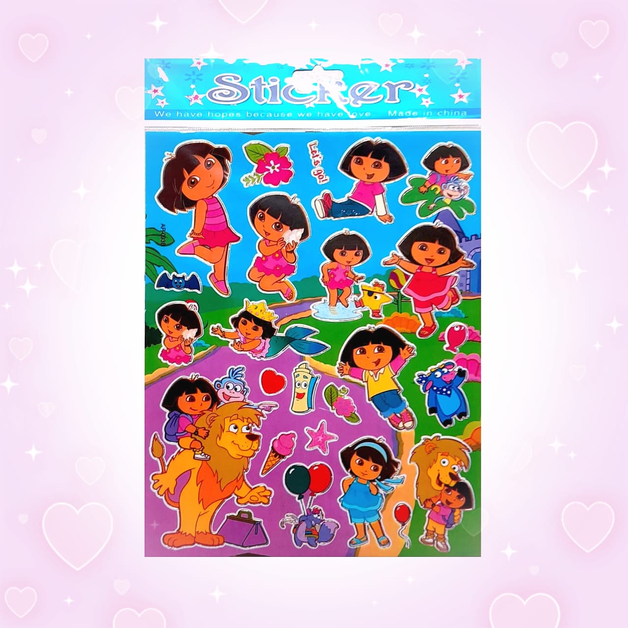 Gambar Tempel Laser Sticker Stiker Laser Anak Karaker Kartun Dora The ...