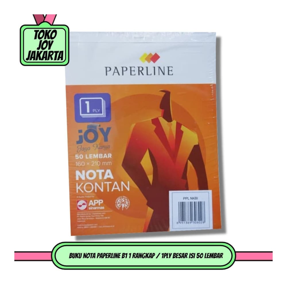 COD Buku Nota Paperline B1 1 Rangkap / 1Ply Besar isi 50 Lembar ...