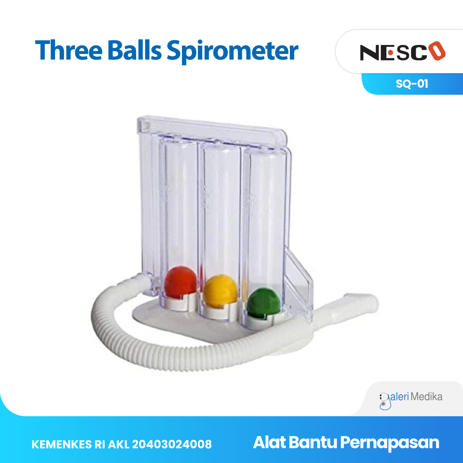 Nesco SQ-01 Three Balls Spirometer | Lazada Indonesia