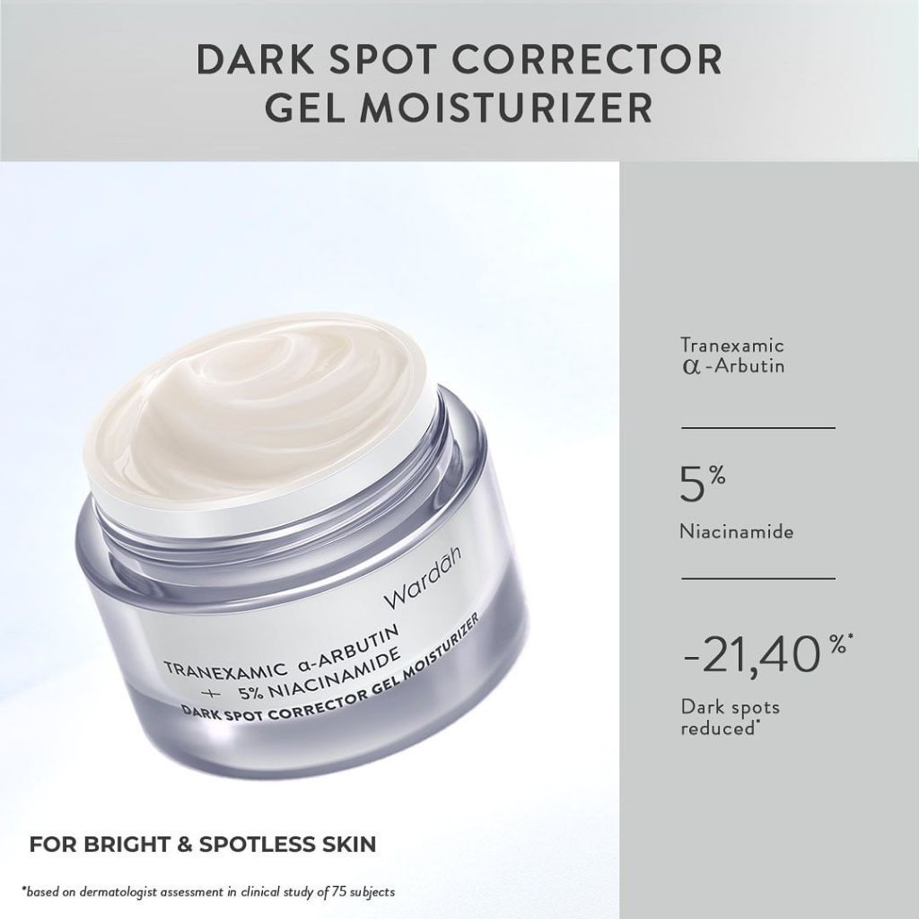 Wardah Tranexamic α-Arbutin + 5% Niacinamide Dark Spot Corrector Gel ...
