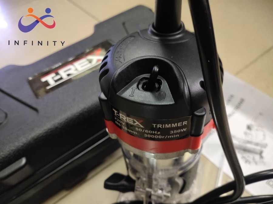 Mesin profil T-REX / wood trimmer/ mesin router kayu 6mm - Infinity ...