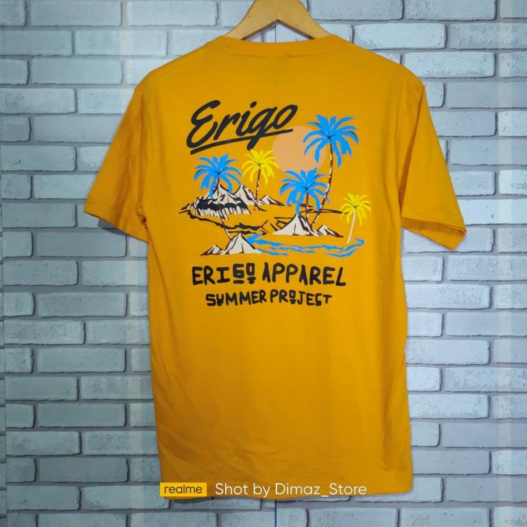 Baju T-Shrit ERIGO APAREL Lengan Pendek Combad30s Premium | Lazada ...