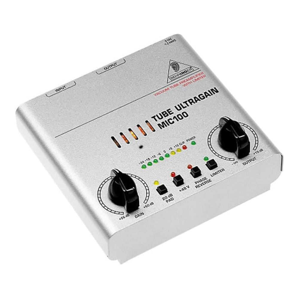 Behringer MIC100 Audiophile Vacuum Tube Preamplifier | Lazada Indonesia
