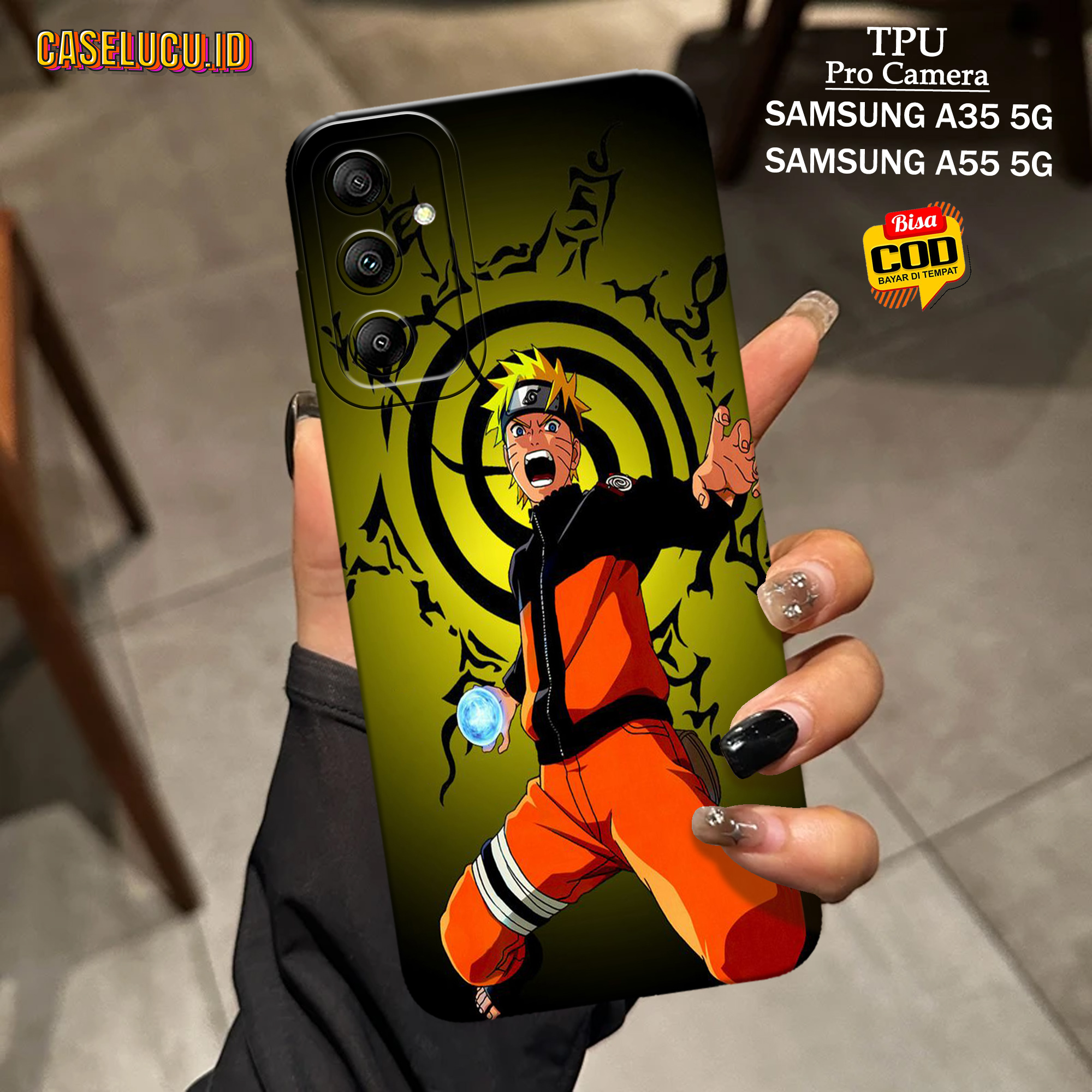 Case Hp Samsung A35 5G / A55 5G Anime Casing Softcase Pro Camera Lembut ...