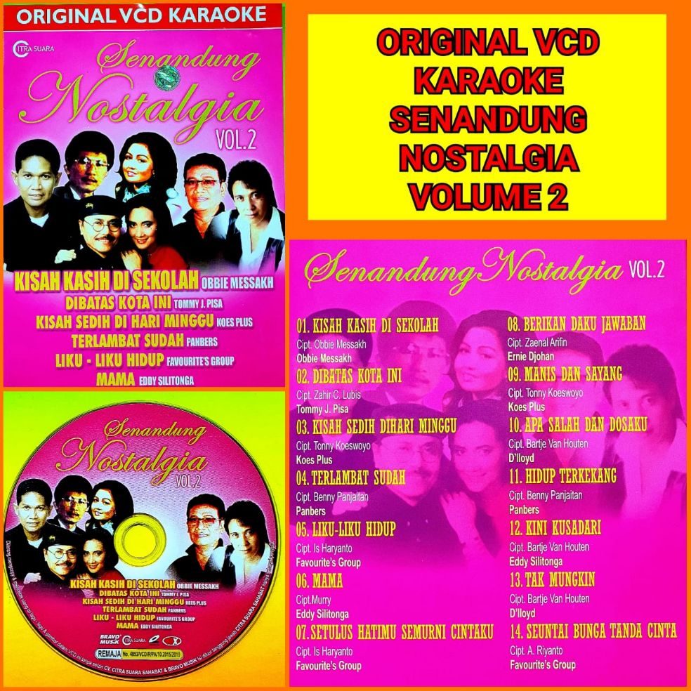 KASET ORIGINAL VCD VIDEO MUSIK LAGU KARAOKE POP KENANGAN NOSTALGIA TEMBANG LAWAS | Lazada Indonesia