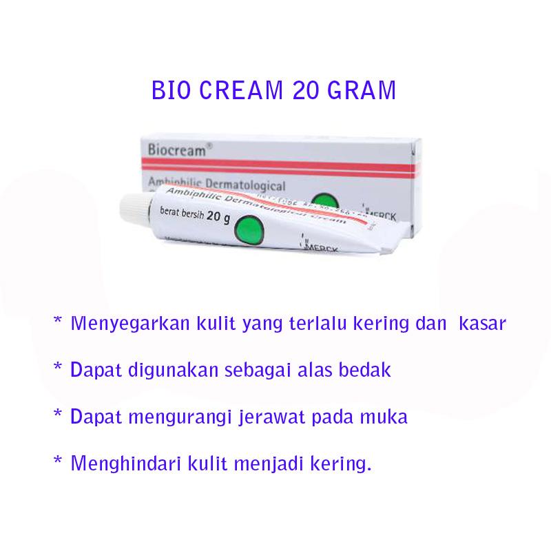 Biocream 20 Gram Solusi Untuk Kulit Kering dan Jerawat | Lazada Indonesia