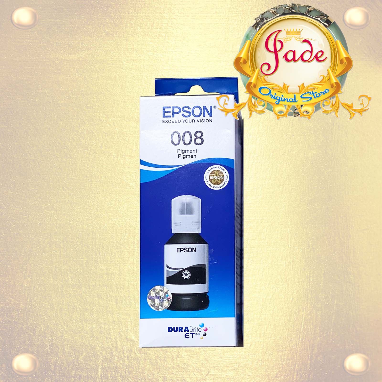 Epson 008 Original Tinta Pigment Black Cyan Magenta Yellow Printer ...