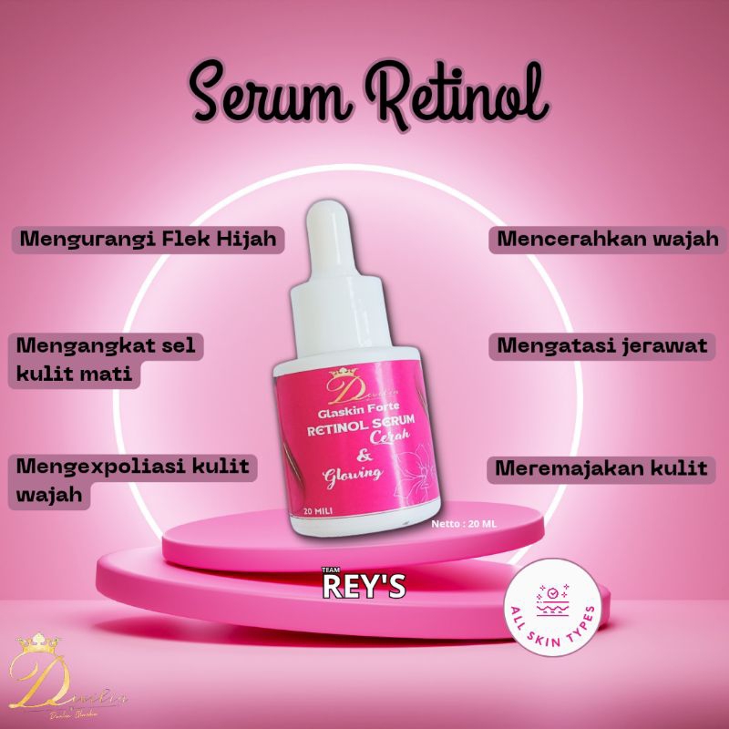 [COD]RETINOL SERUM DEVILIA/DEVILIA GLOWSKIN/BPOM | Lazada Indonesia