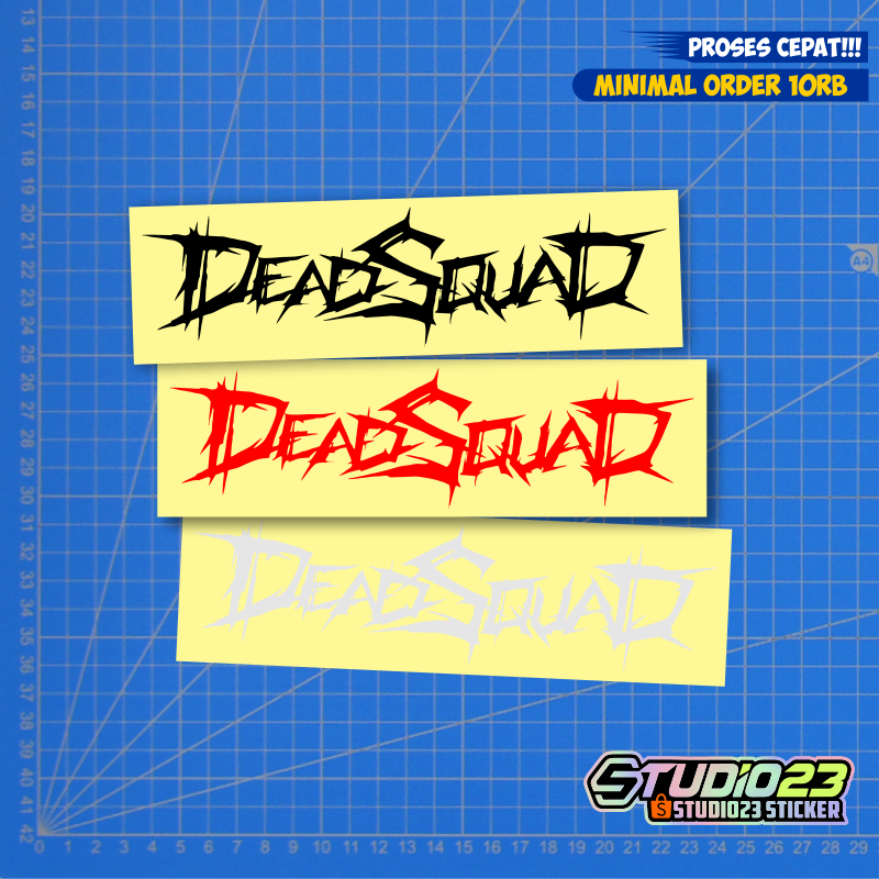 Stiker Dead SQUAD,Cutting Stiker Dead Squad | Lazada Indonesia