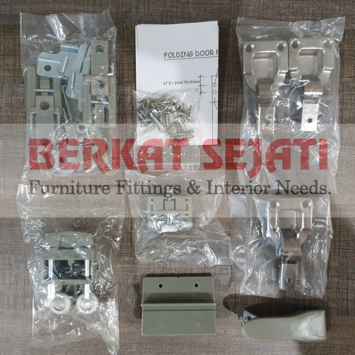 Roda Pintu Lemari Rel FOLDING Lipat HTECH 2 PINTU 2 MTR Model Hettich ...