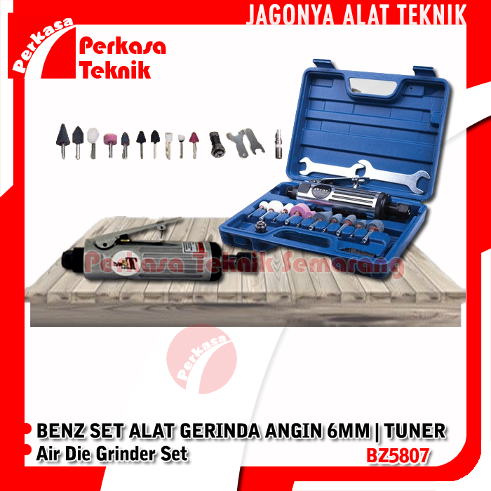 BENZ BZ5807 AIR DIE GRINDER SET ALAT GERINDA ANGIN GURINDA TUNER 6MM ...