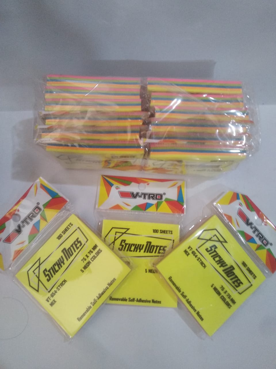 Post It / Sticky Note 654 merk Vitro Lima Warna | Lazada Indonesia