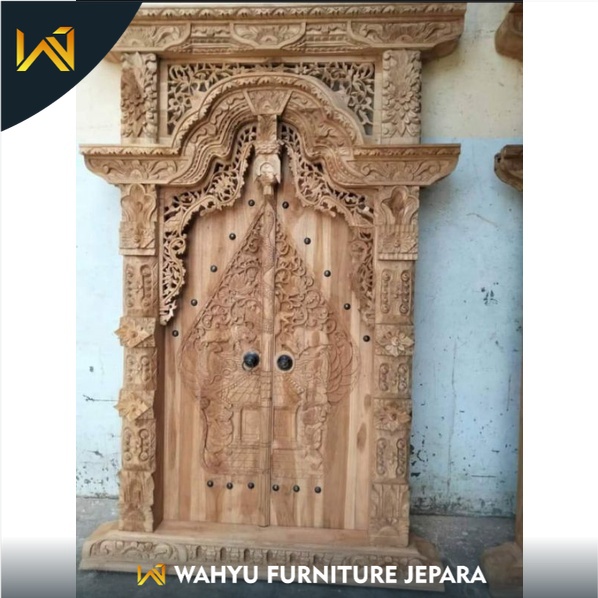 Pintu Gebyok Jendela Ukir Relief Gunungan | Lazada Indonesia