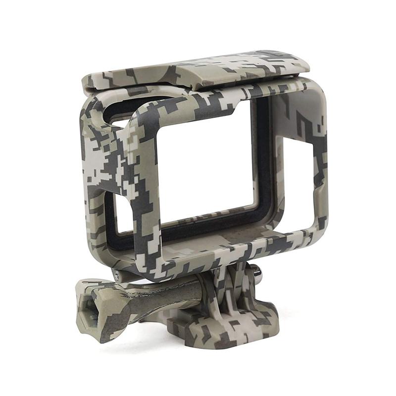 Shoot Camouflage Gray Protective Frame Mount Stand Housing Case for ...