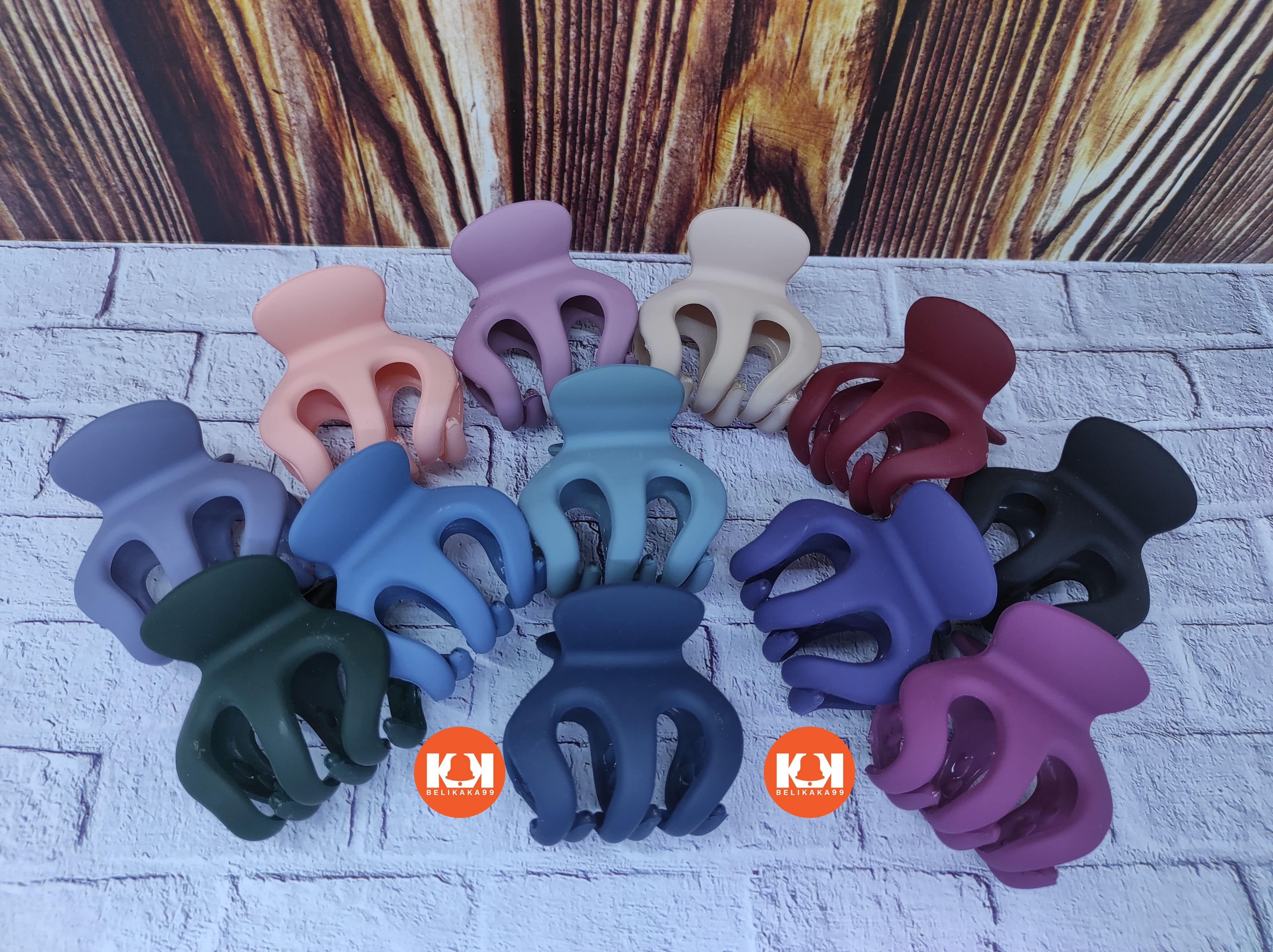 JEDAI RAMBUT WARNA DOFF CAKAR 3 CAKAR 5 PILIH WARNA IMPORT UKURAN 5CM 3 ...