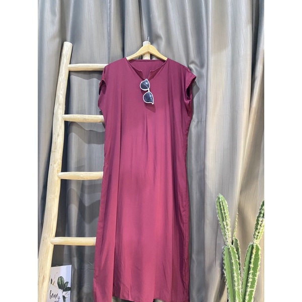 Daster Long Busui Polo Daster Dewasa Kekinian Panjang Daster Bumil ...