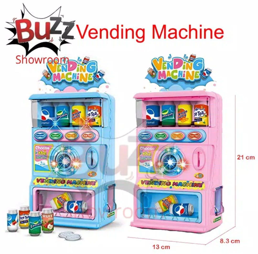 Mainan Anak Vending Machine Drink Mini Murah - Mesin Minuman Otomatis ...