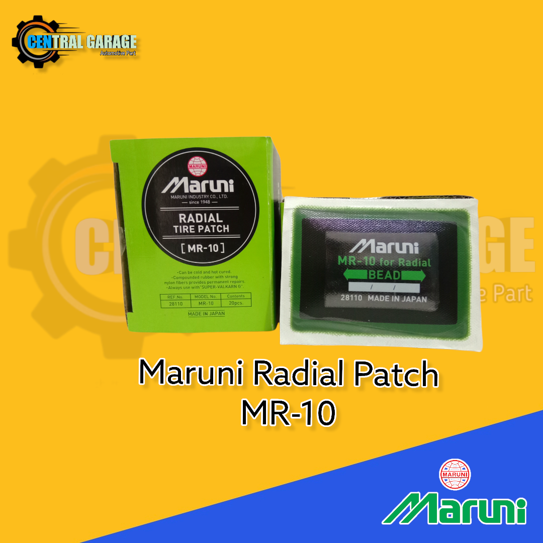 Maruni Radial Tire Patch MR 10 Box (isi 20 pcs) - Karet Tambal Tip top ...