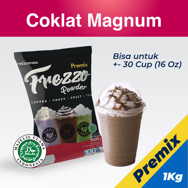 Bubuk Minuman premix COKLAT MAGNUM 1 kg/ Powder drink boba/ Serbuk ...