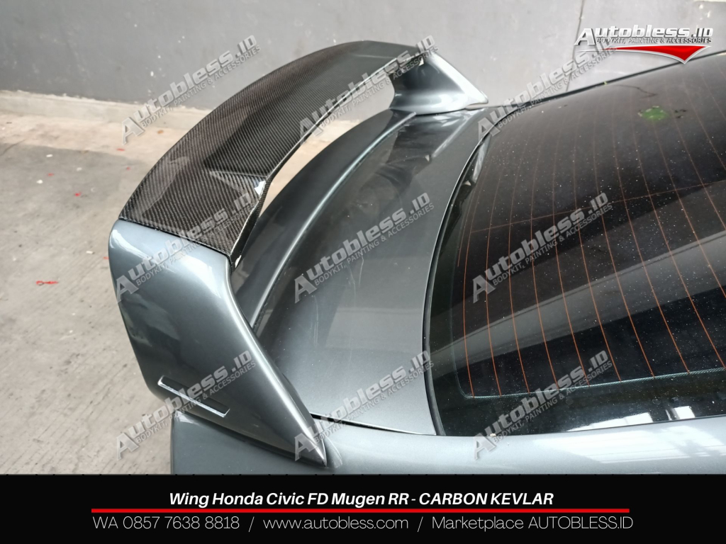 Wing Spoiler Civic Mugen RR Civic FD Mugen RR | Lazada Indonesia