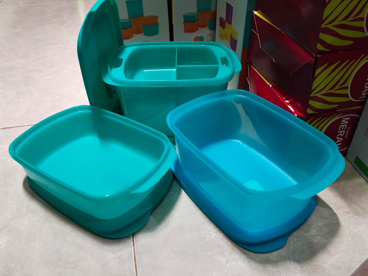crystalwave rectangular gen II tupperware | Lazada Indonesia