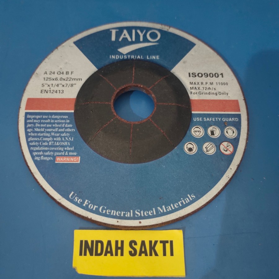 Mata Gerinda Poles Batu Gerinda Polis Besi 5" Taiyo | Lazada Indonesia