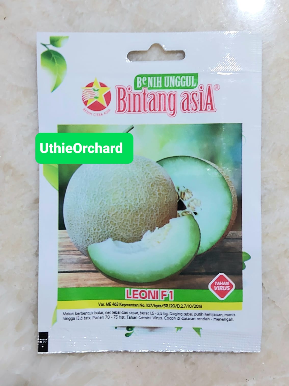 Benih Bintang Asia - Melon Leoni F1 Kemasan 0,5 gr | Lazada Indonesia