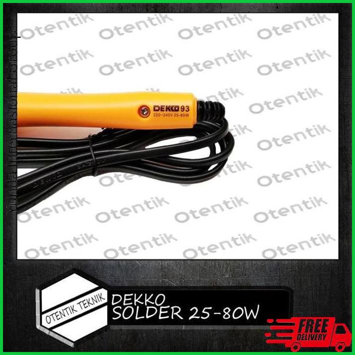 Dekko Alat Solder 93 - Deko Solder Dual Quick Heat 25-80W 240V Dijamin ...
