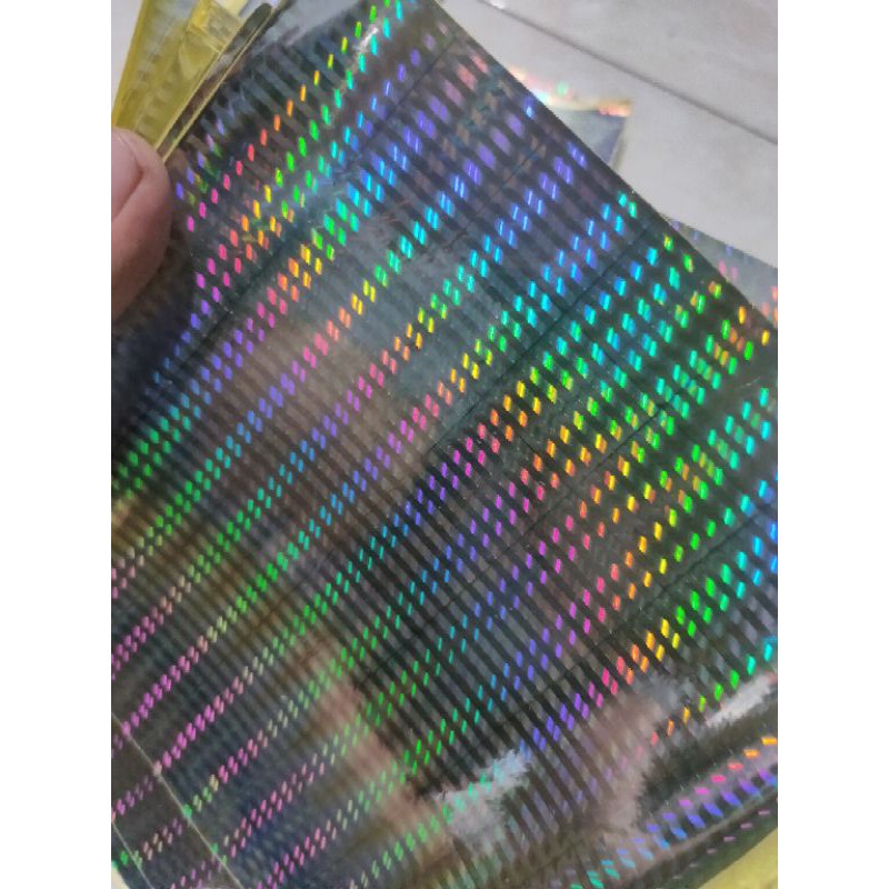 STICKER HOLOGRAM TIPIS MOTIF GARIS | Lazada Indonesia