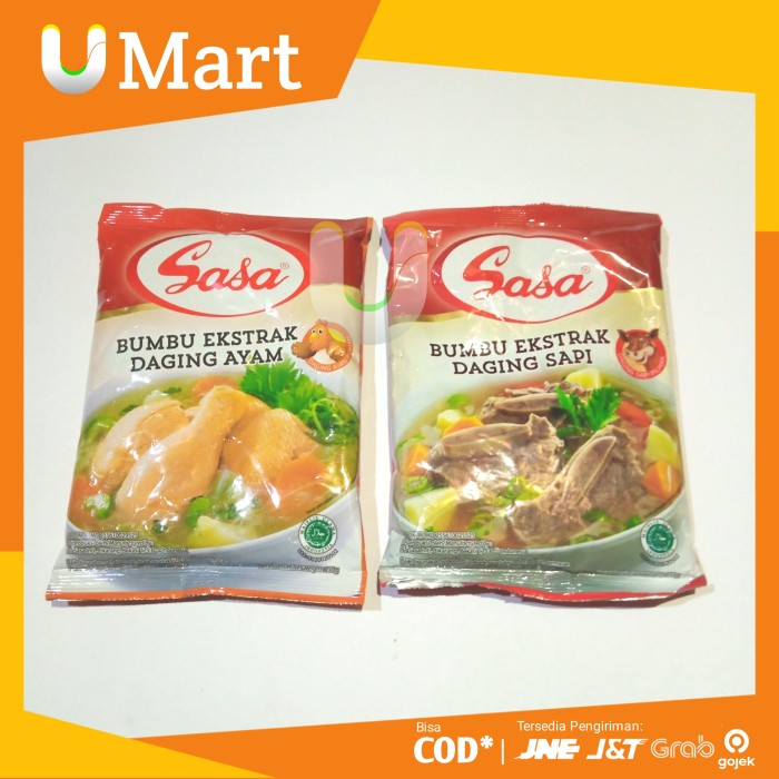 U Mart - Sasa Kaldu AYAM & SAPI 250 gram Bumbu Pelezat Penyedap Rasa ...