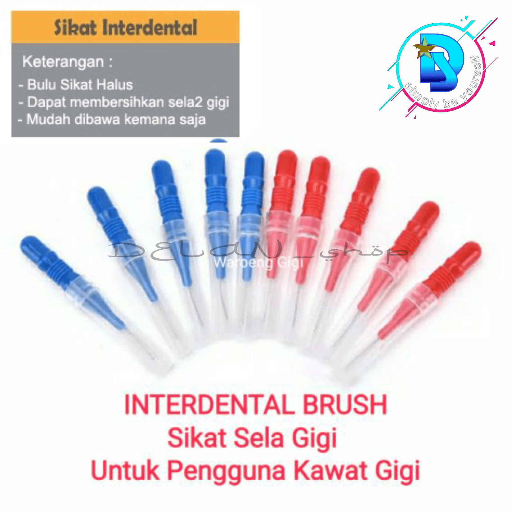Sikat Behel Gigi / Sikat Sela Behel / Interdental Brush | Lazada Indonesia