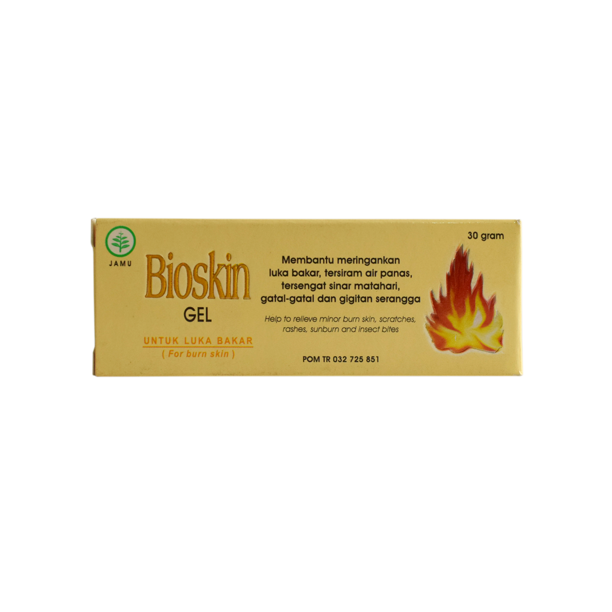 Bioskin Gel 60/30 Gram - Salep Luka Bakar Tersengat Matahari Terciprat Minyak Kena Knalpot ...